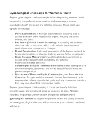 The Importance of Regular Gynecological Check ups.pdf