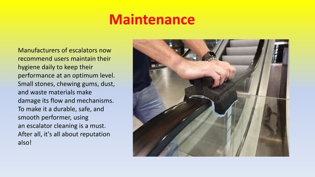 The Importance of Regularly Cleaning Escalators and Travelators. | PPTX ...