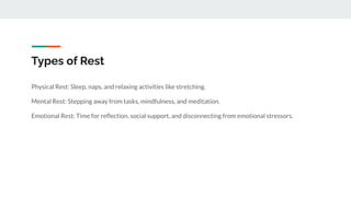 The Importance of Rest for a Healthy Life | PDF | Mental Health ...