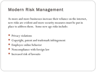 The importance of risk management in business | PPT