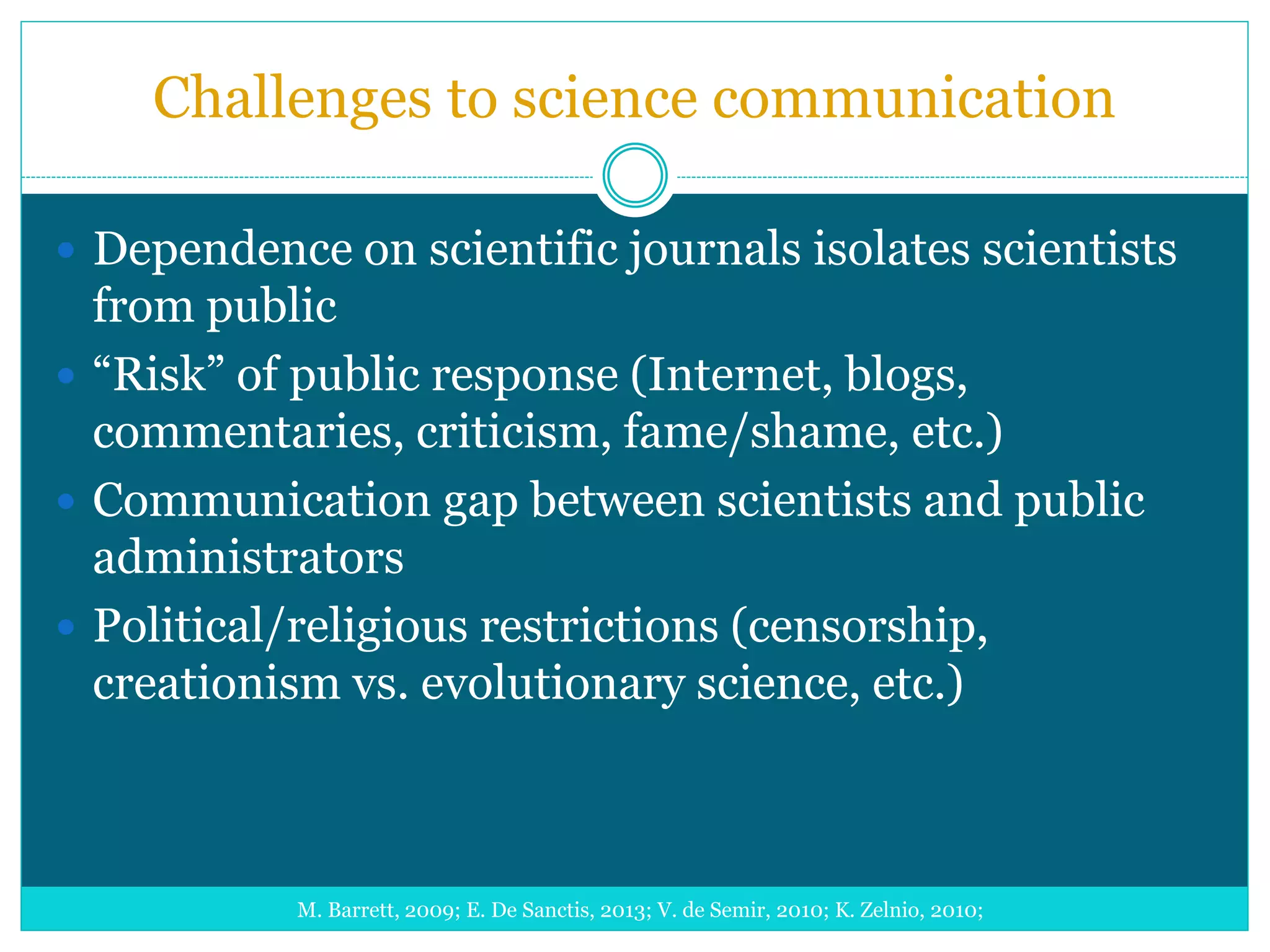THE IMPORTANCE OF SCIENCE COMMUNICATION.ppt