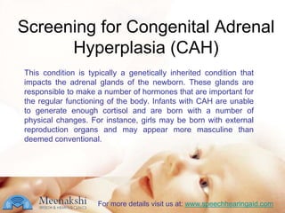 The importance of screening newborn babies for birth defects | PPTX