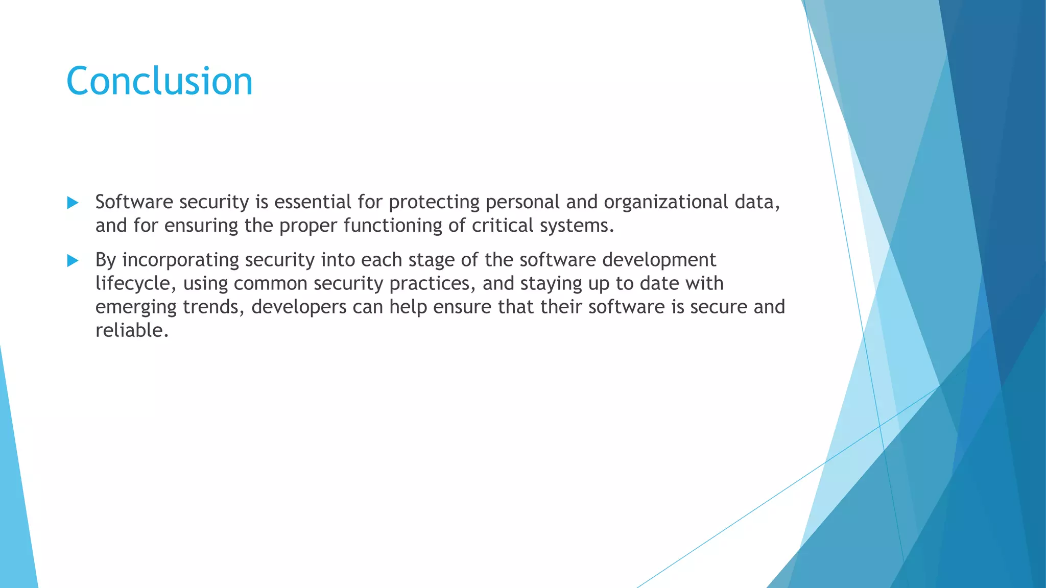 Secure Software Development: Why It Matters. | PPT