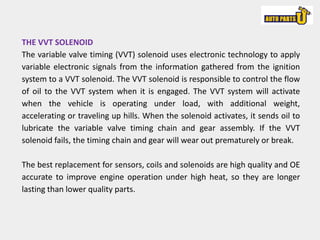 THE IMPORTANCE OF SENSORS, COILS AND SOLENOIDS | PPT