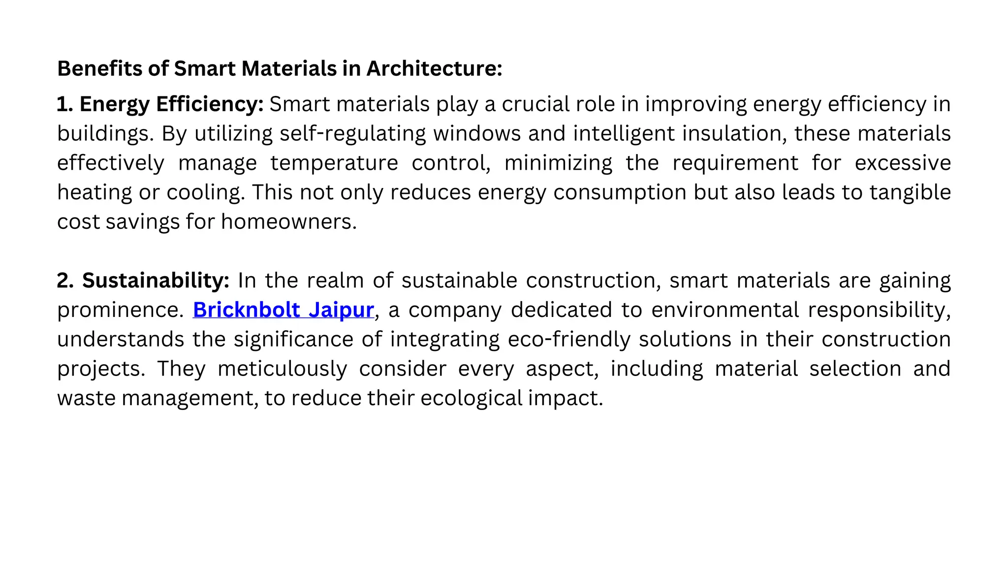 The Importance of Smart Materials in Modern Architecture With ...