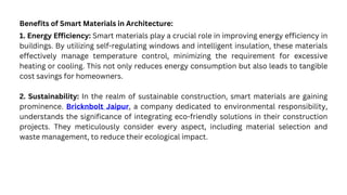 The Importance of Smart Materials in Modern Architecture With ...
