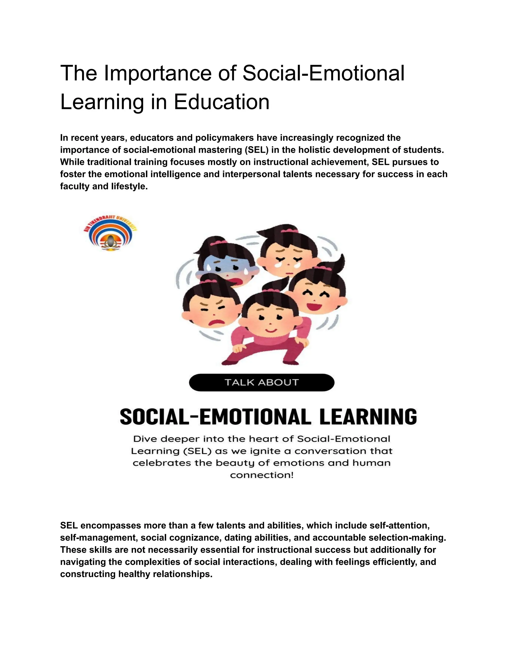 The Importance of Social-Emotional Learning in Education (1).pdf