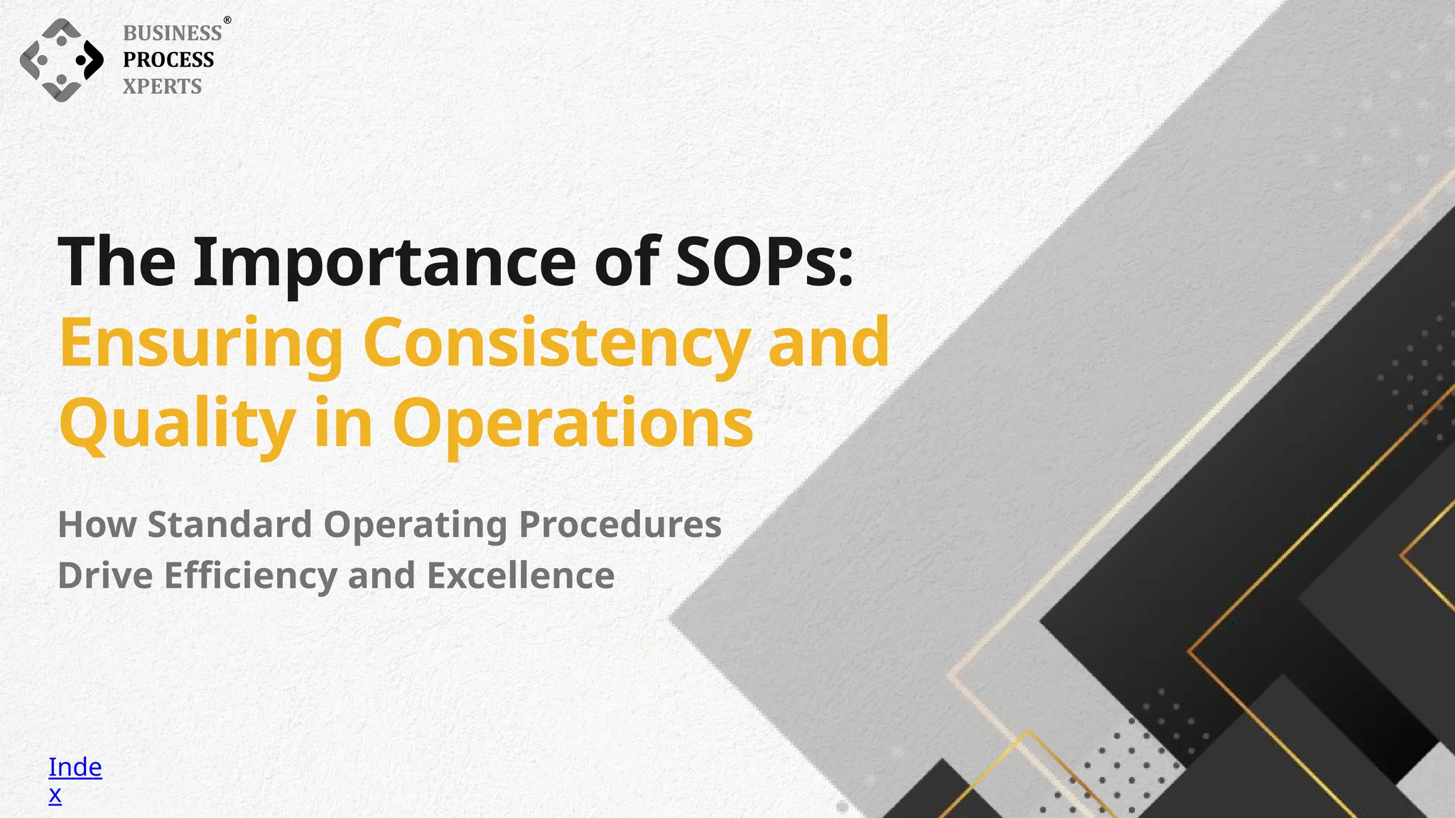 The Importance of SOPs: Ensuring Consistency and Quality in Operations ...