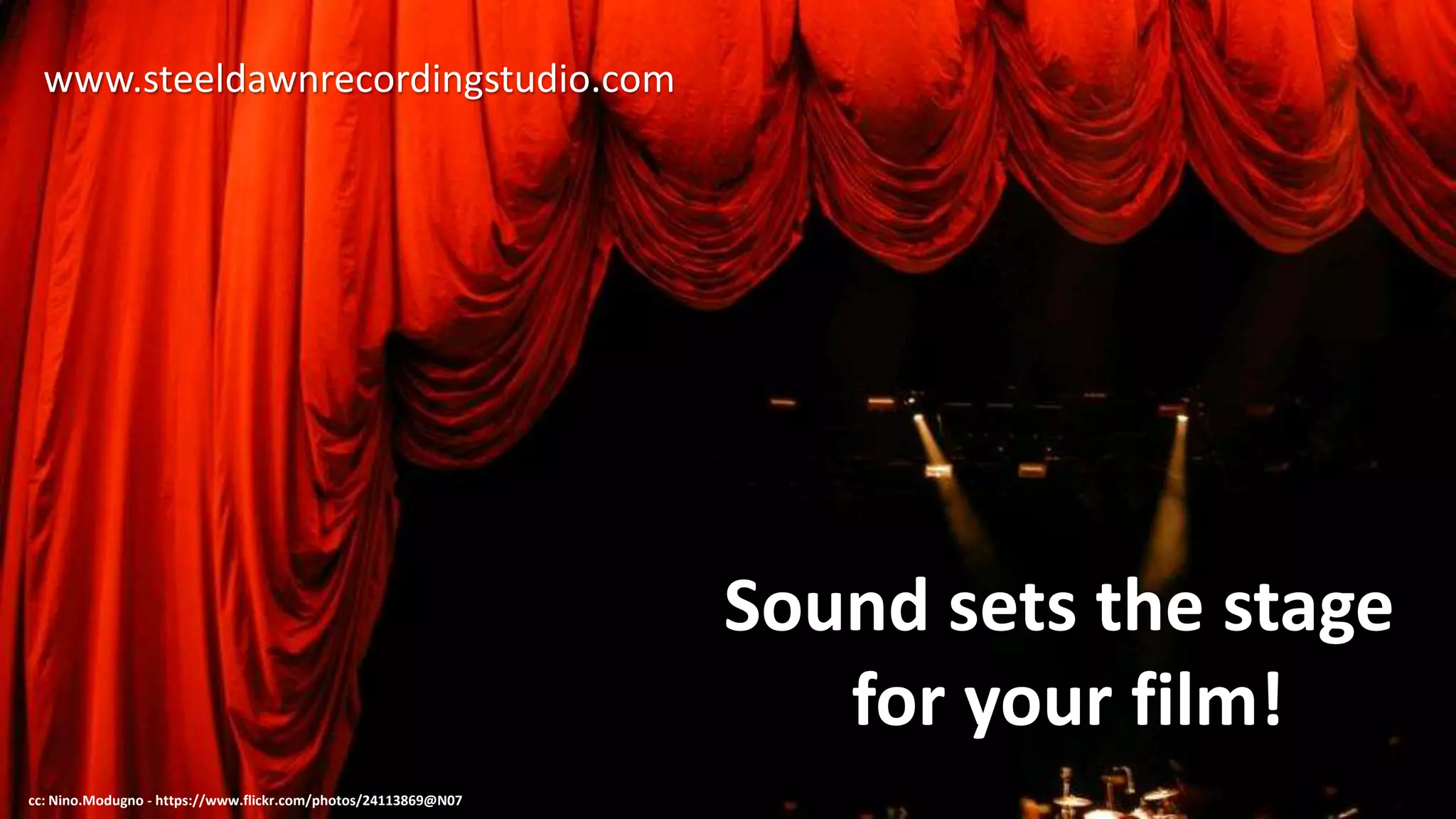 The importance of sound in filmmaking | PPTX