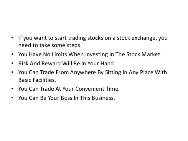 THE IMPORTANCE OF STOCK MARKET TRAINING | PPTX