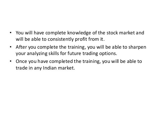 THE IMPORTANCE OF STOCK MARKET TRAINING | PPTX