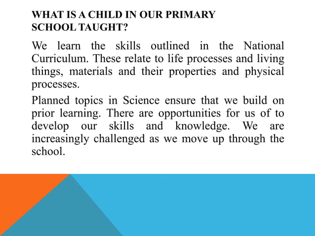 The importance of studying science | PPTX | Primary Education | Education