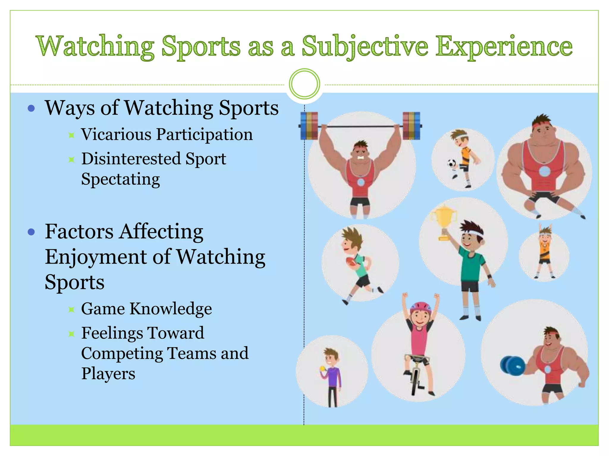THE IMPORTANCE OF SUBJECTIVE EXPERIENCES IN PHYSICAL ACTIVITY | PPT
