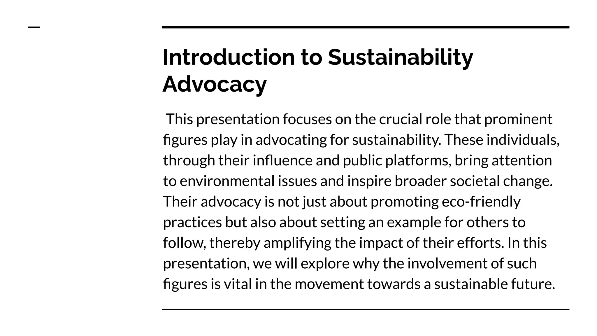 The Importance of Sustainability Advocacy by Prominent Figures.pdf
