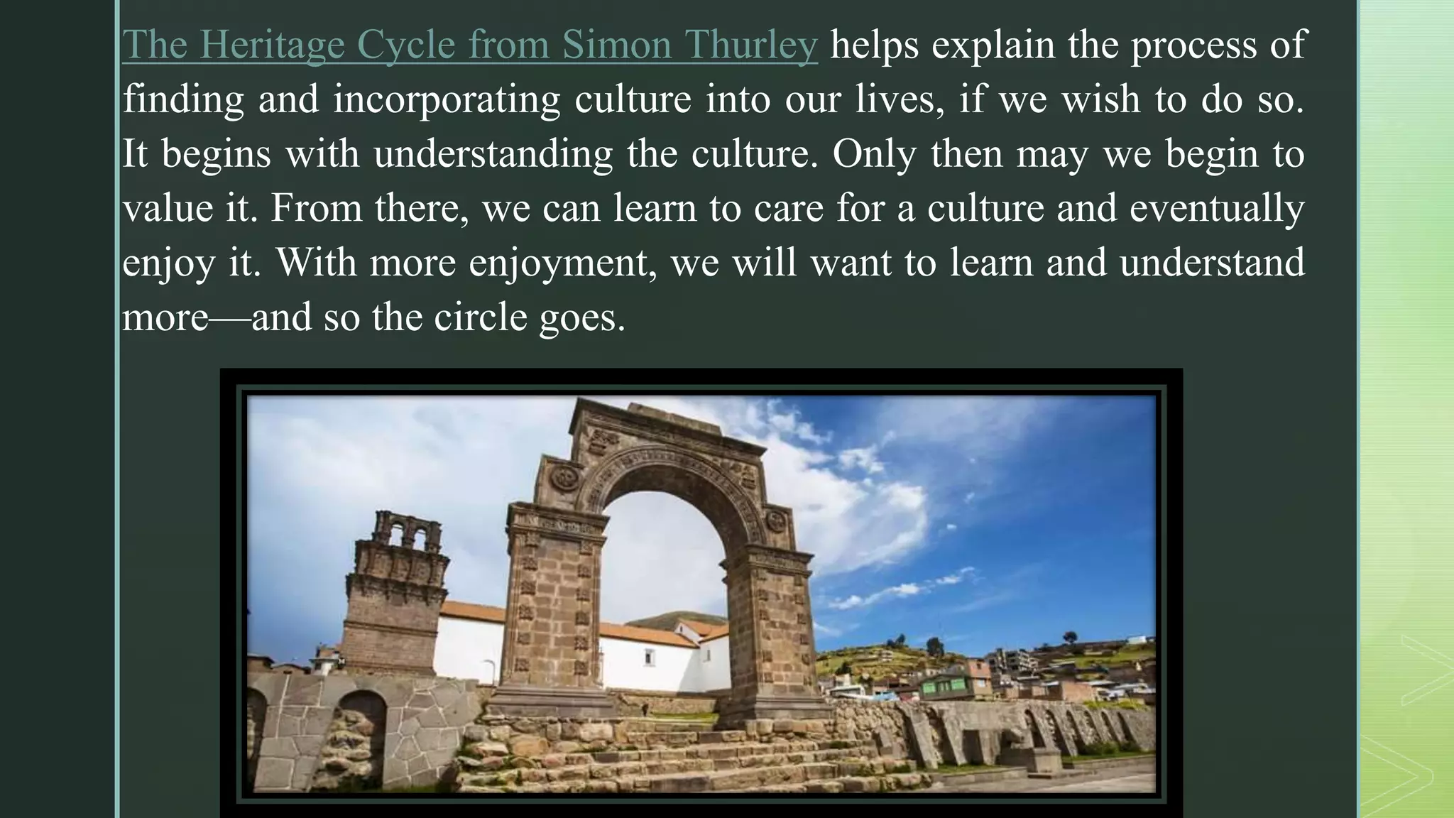 The importance of tangible and intangible cultural heritage | PPTX