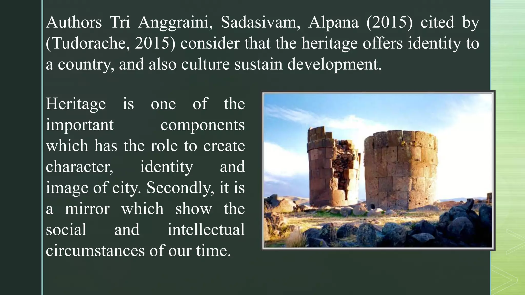 The importance of tangible and intangible cultural heritage | PPTX