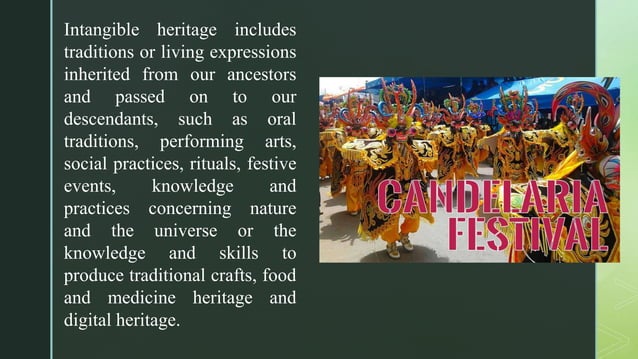The importance of tangible and intangible cultural heritage | PPTX ...
