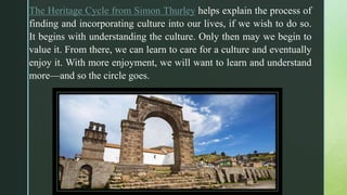 The importance of tangible and intangible cultural heritage | PPTX