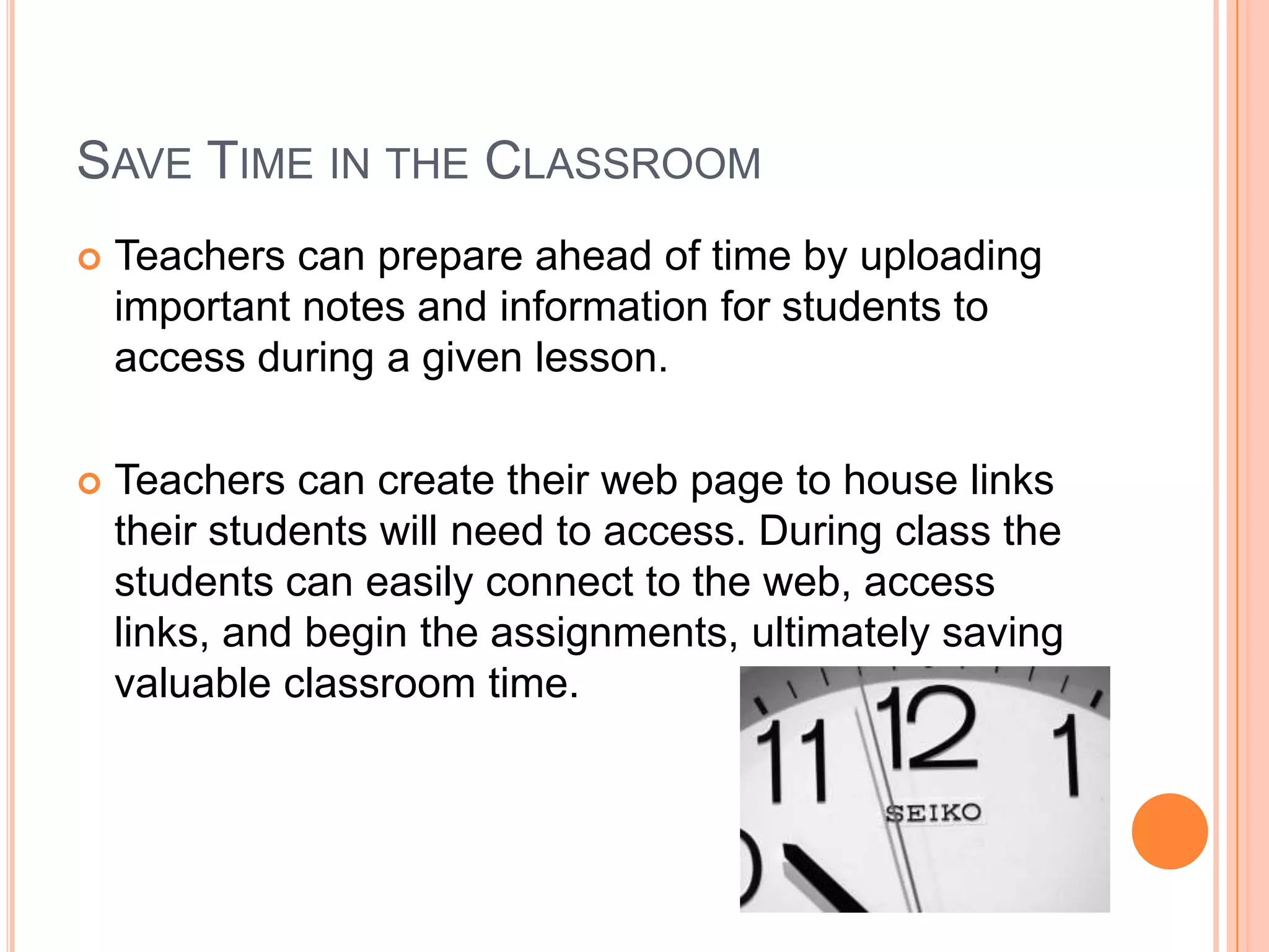 The Importance of Teacher Web Pages | PPTX