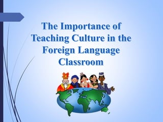 The importance of teaching language in the classroom | PPTX
