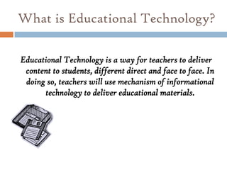 The importance of technology in education | PPTX