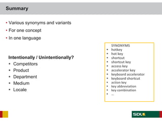 The importance of terminology | PDF