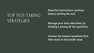 The Importance of Test-Taking Strategies for School Exams.pptx