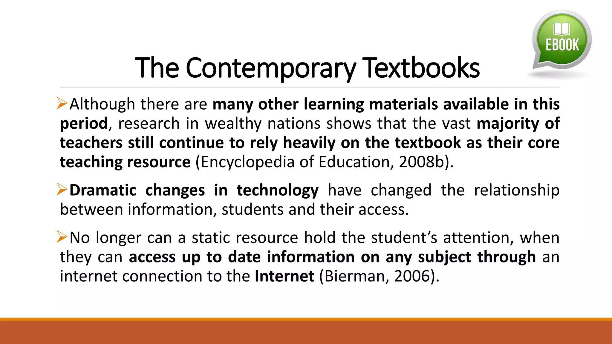The Importance and History of Textbooks | PPTX