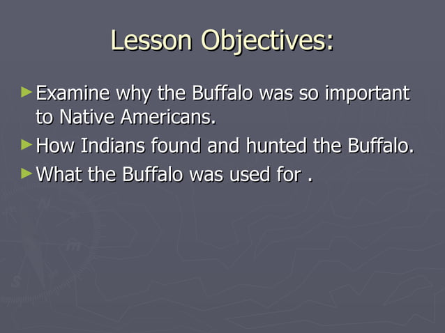 The Importance Of The Buffalo | PPT