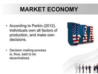 The role of government in the free market economy | PPTX