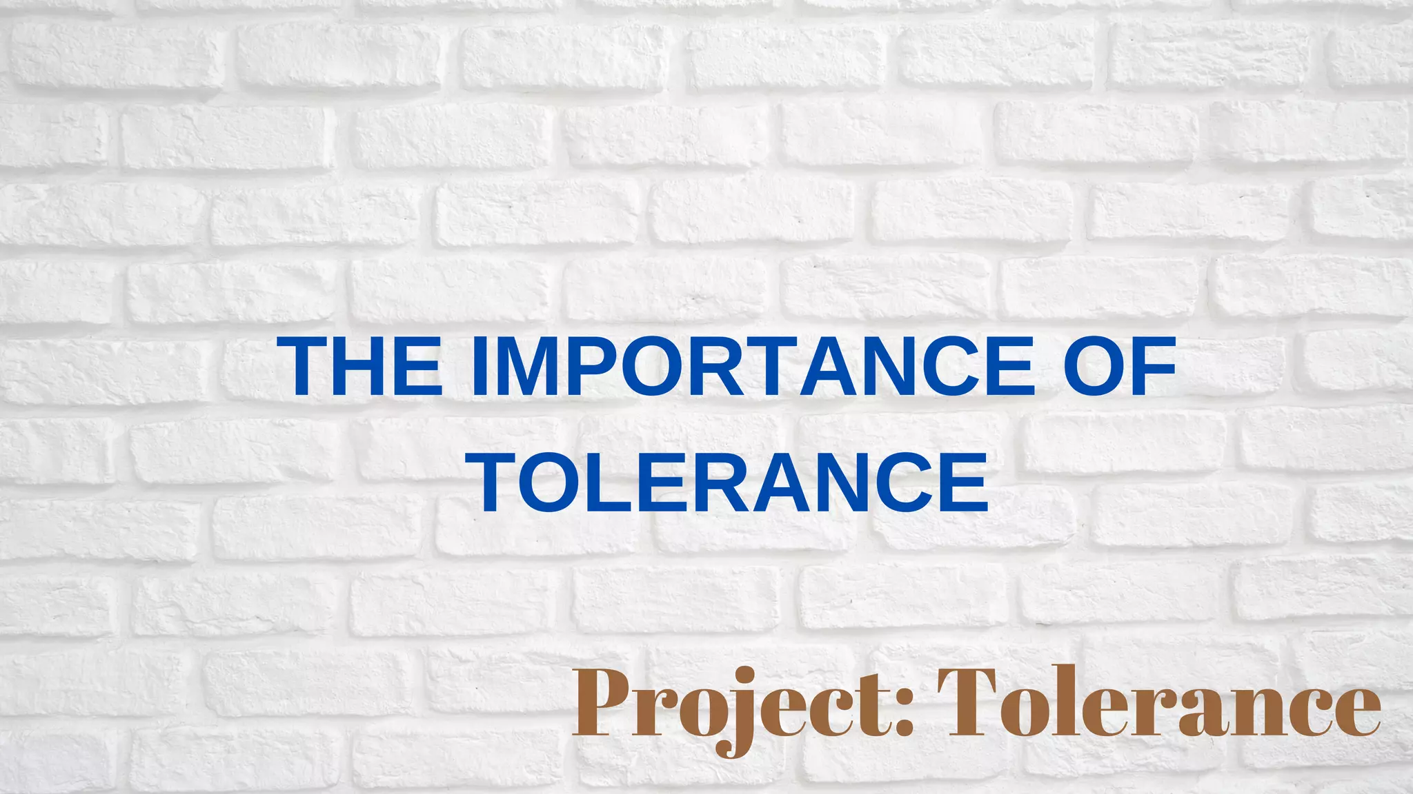 The importance of tolerance | PDF | First Aid | Injuries
