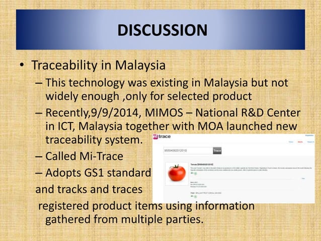 The importance of traceability | PPTX