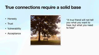 The Importance of True Connections (and how to make and keep them) | PDF