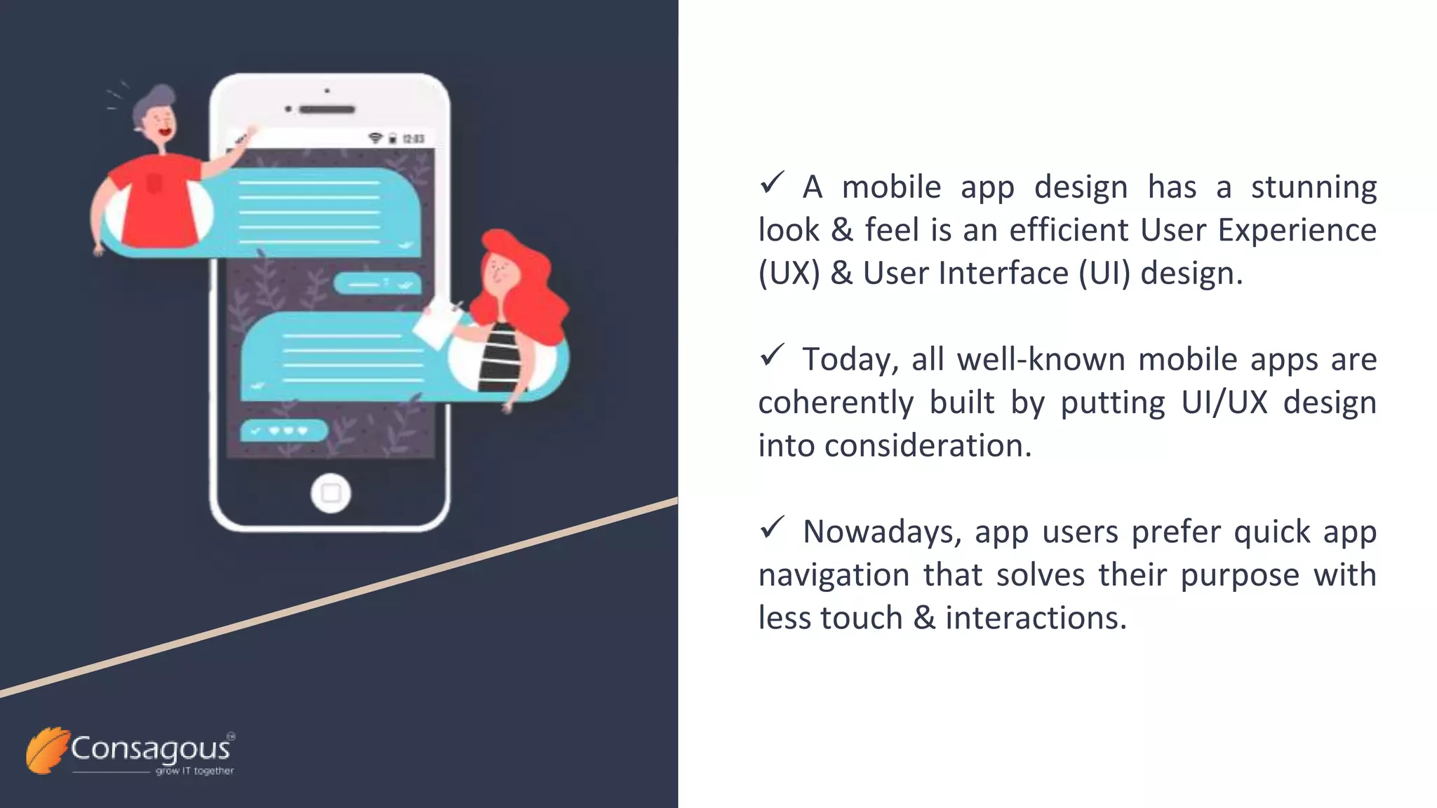 The Importance of UI/UX Design in Mobile App Development | PPTX
