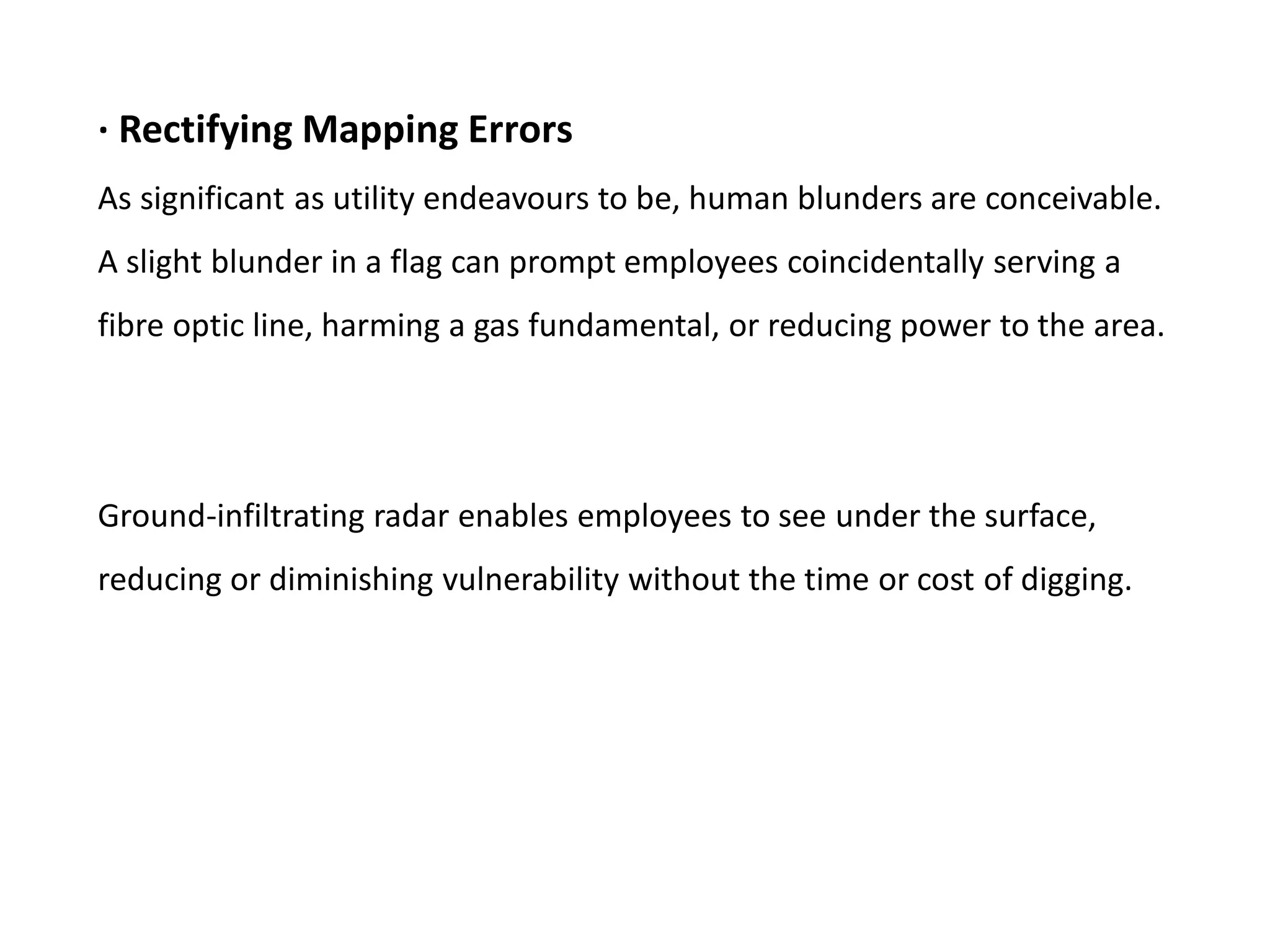 The importance of underground utility detection and mapping | PDF
