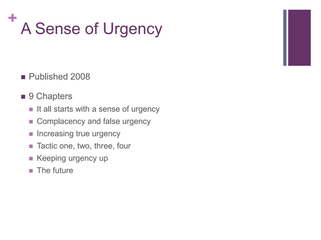 The importance of urgency hbr | PPTX