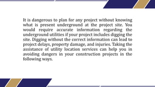 The Importance of Utility Location Services and How to Choose the Right ...