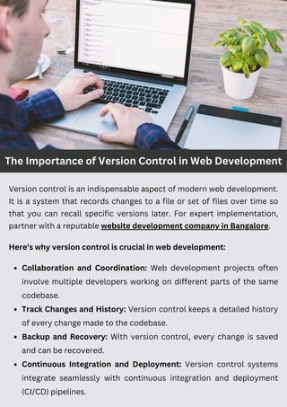 The Importance of Version Control in Web Development. | PDF