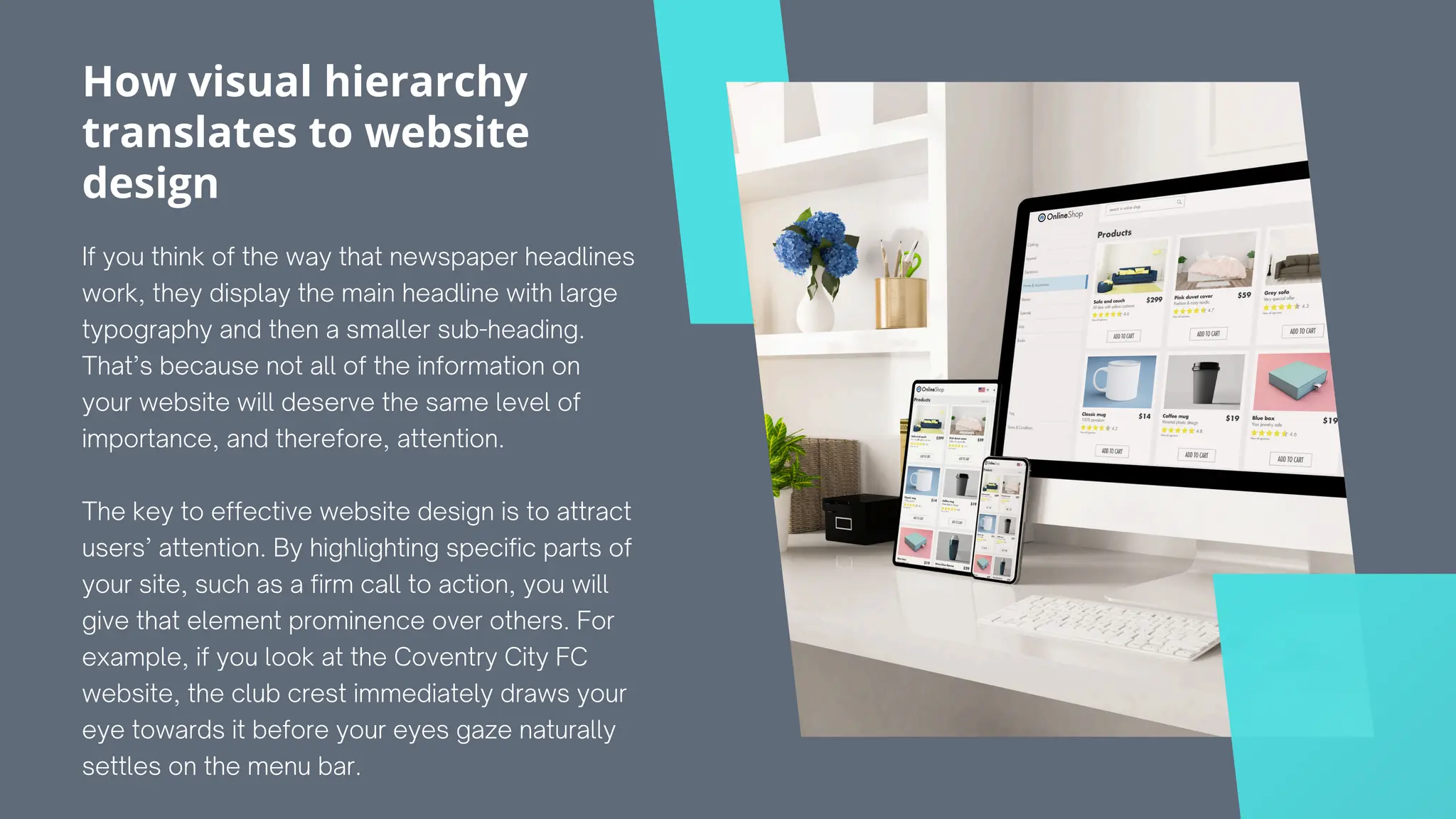 The importance of visual hierarchy in website design | PDF | Web Design and HTML | Internet