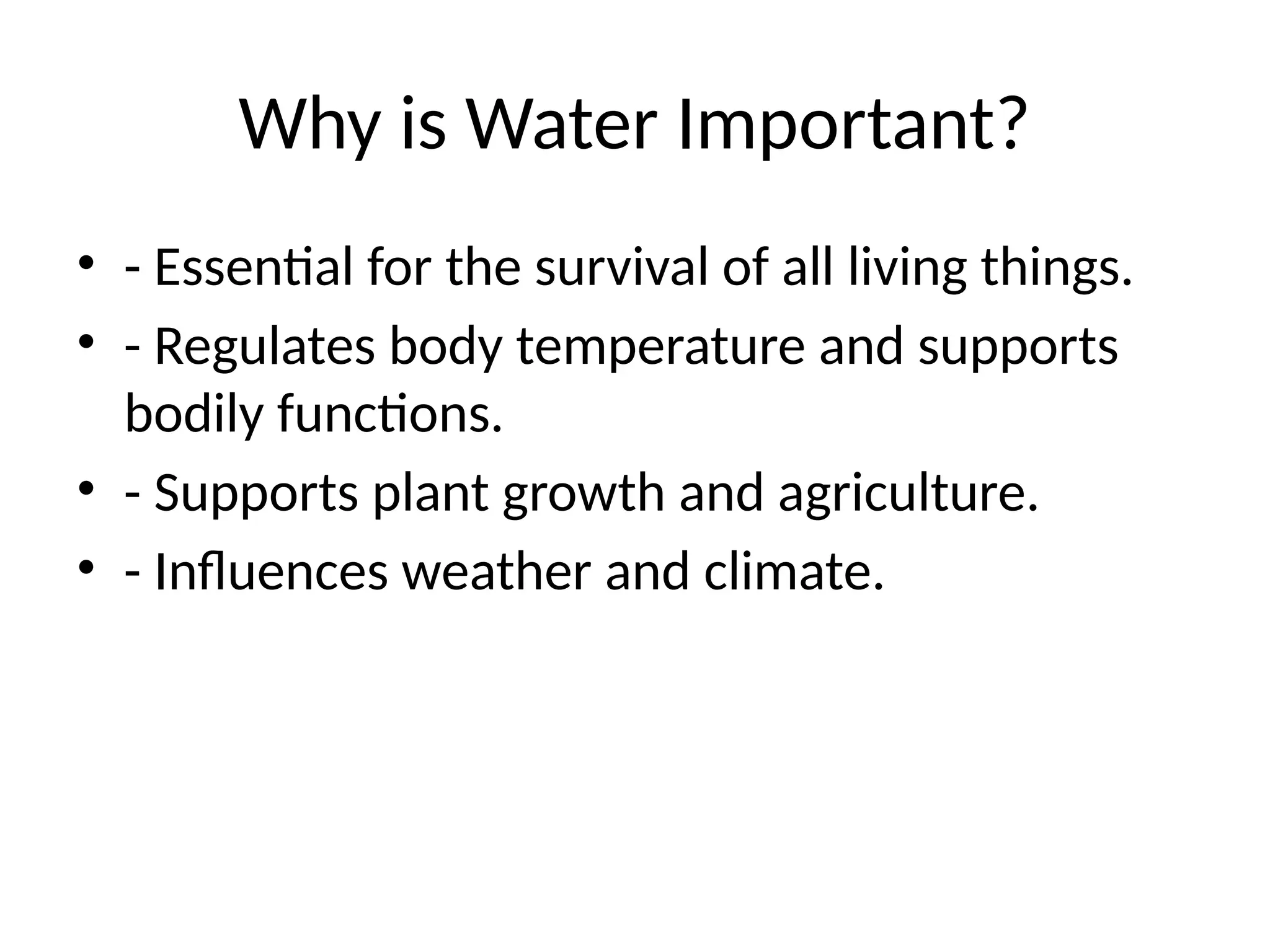 The_Importance_of_Water.pptx how water is important In life | PPTX
