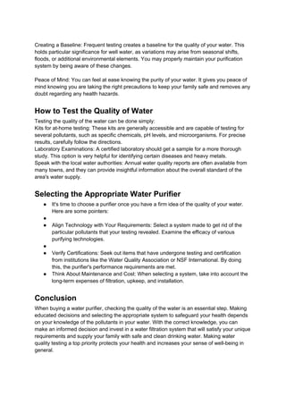 The Importance of Water Quality Testing Before Purchasing a Purifier.docx