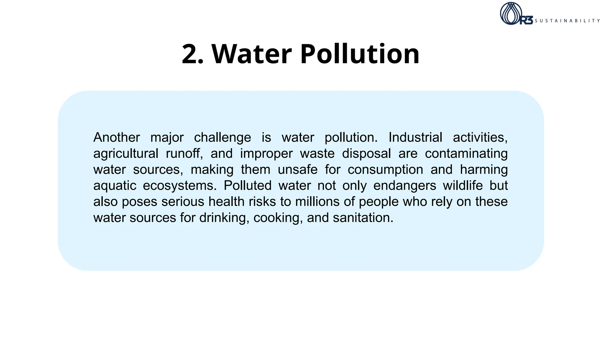 The Importance of Water Sustainability: Challenges and Solutions | PPTX