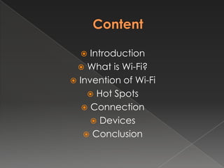 The importance of wi fi | PPT