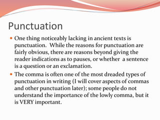 The Importance of Writing, Part Two | PPTX