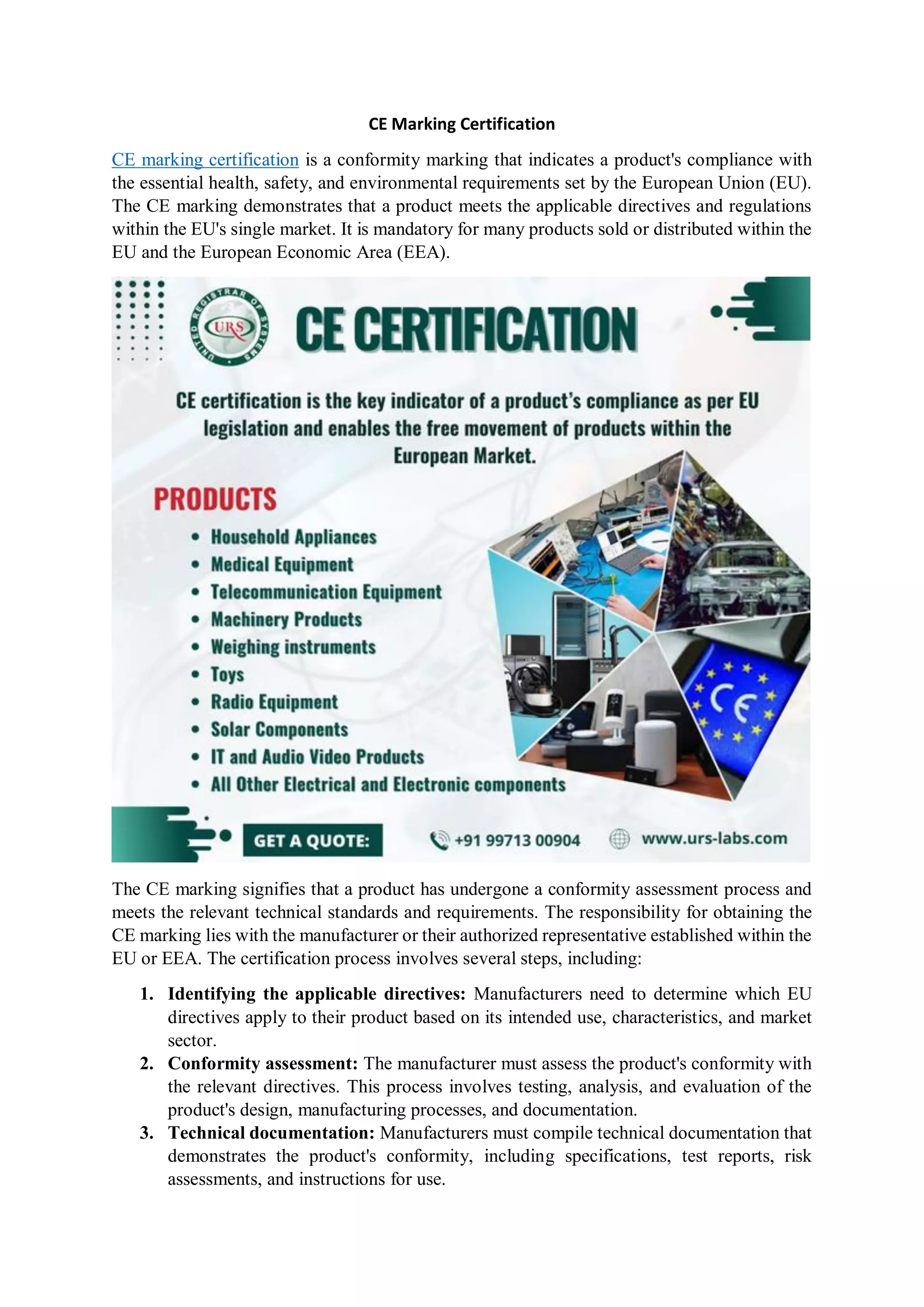 The Important of CE Marking Certification.pdf