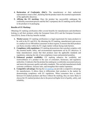 The Important of CE Marking Certification.pdf | Business | Business and ...