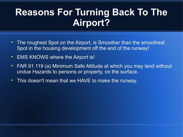 The Impossible Turn | PPT