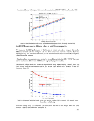 The improvement of end to end delays in network management system using network coding | PDF