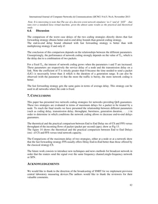 The improvement of end to end delays in network management system using ...