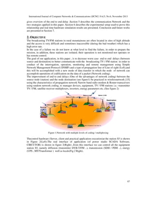 The improvement of end to end delays in network management system using network coding | PDF